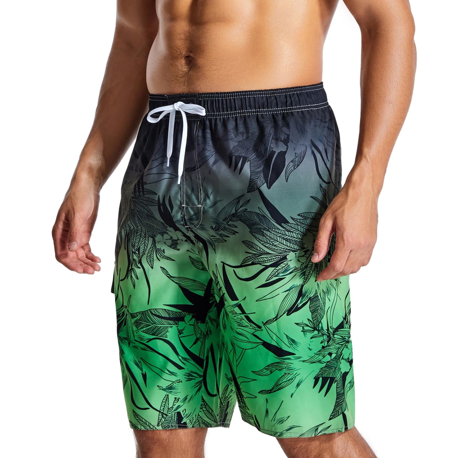 Brnmxoke S-4xl Swim Trunks for Men Big and Tall,Mens 7 Inch Quick Dry ...
