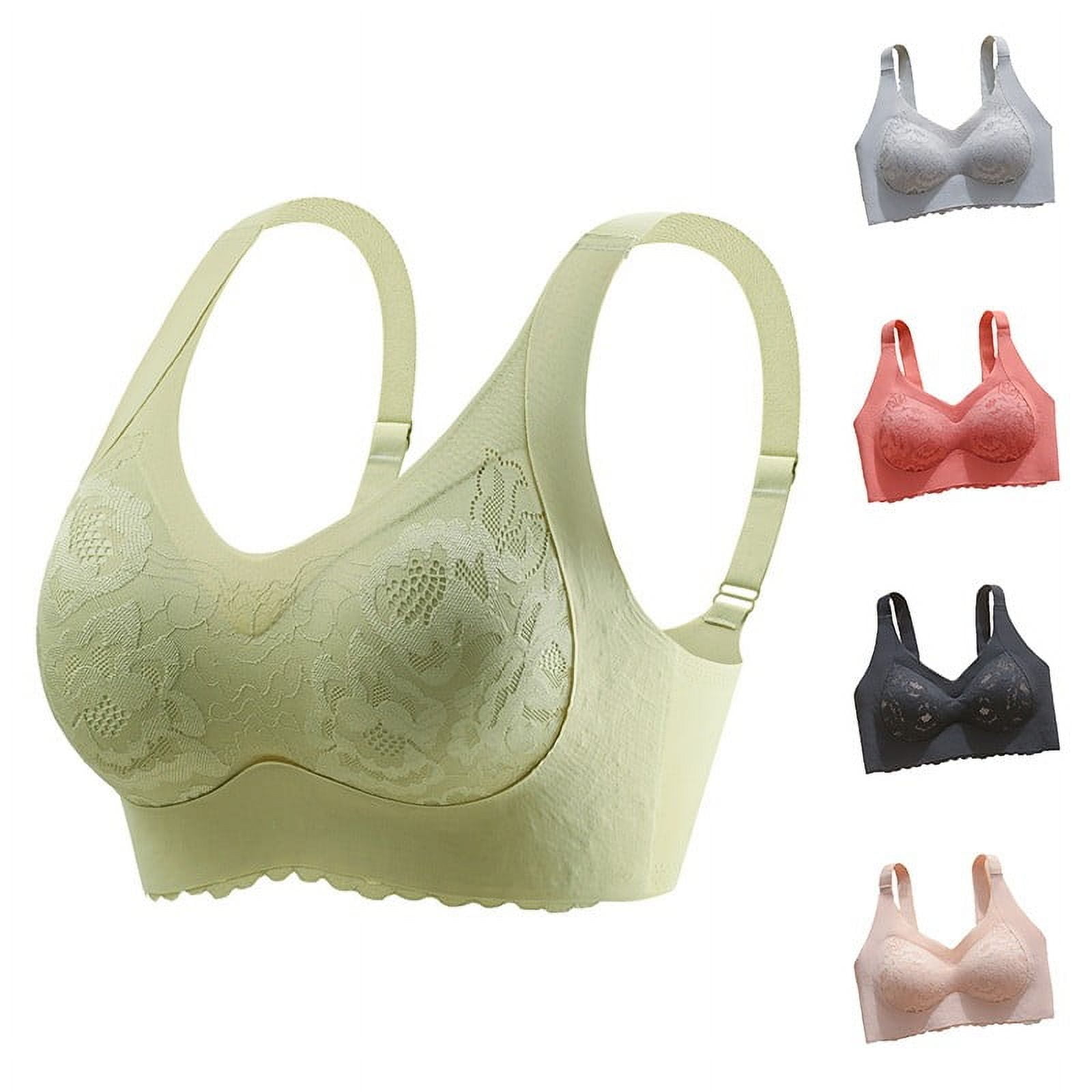 Brnmxoke Seamless Bras for Women No Underwire Full Coverage Pushup Bra ...