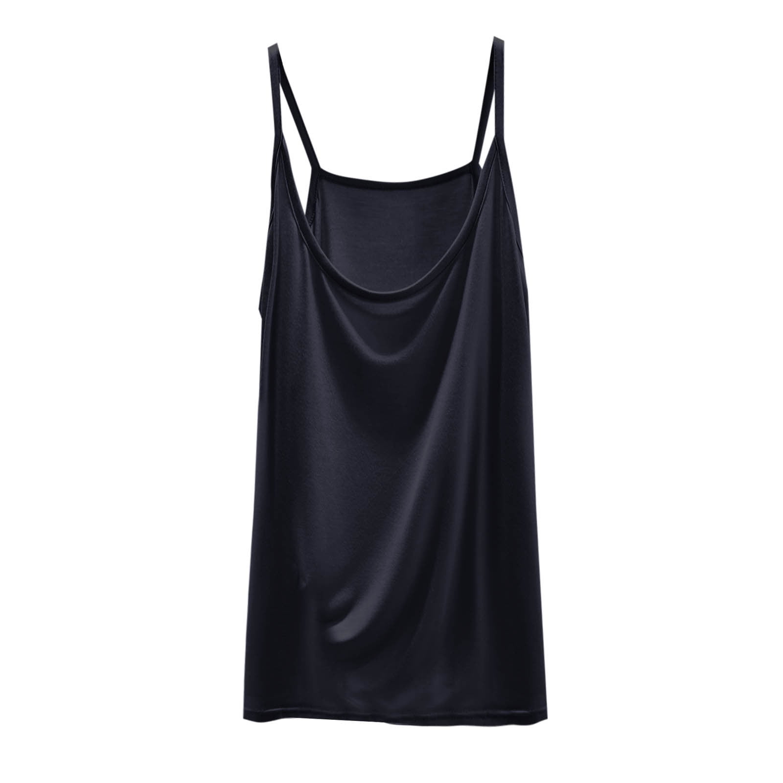 Brnmxoke Women Camisoles Spaghetti Strap Tank Top Basic Cami Undershirt ...