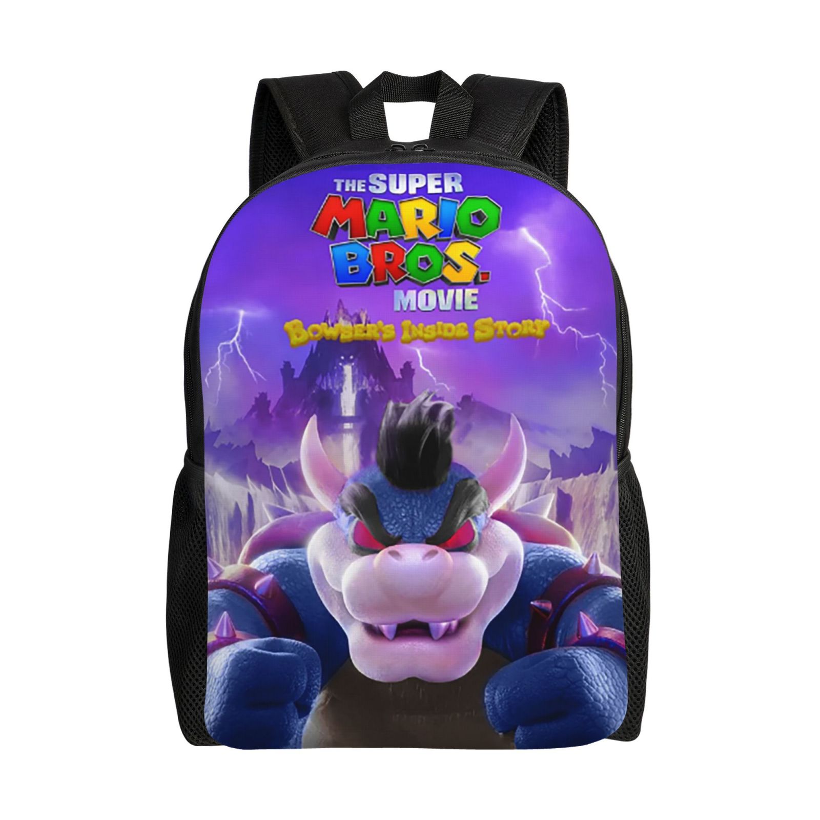 Bro Bowser Large Capacity Backpack Portable Bag Lightweight Daypack ...