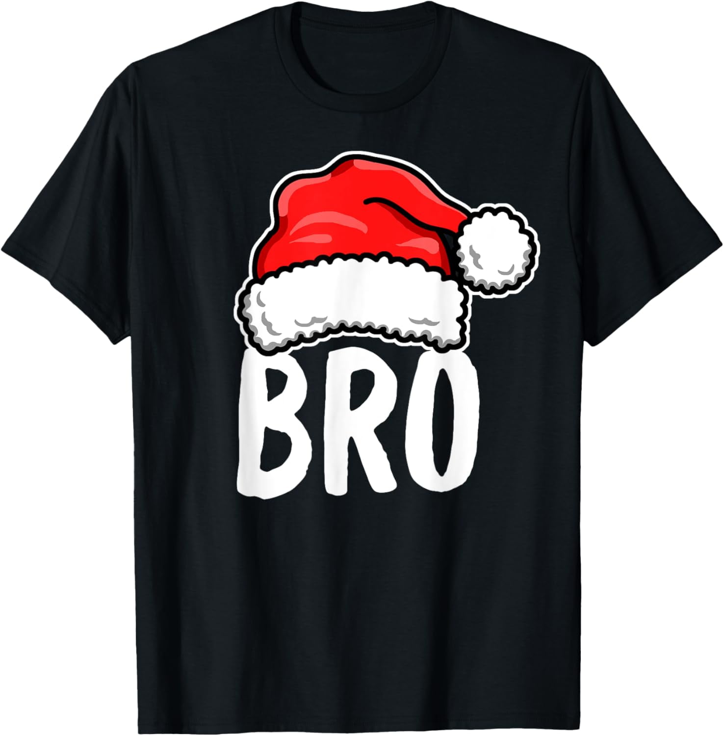 Bro Santa Hat, Brother, Matching Family Christmas Gifts T-Shirt ...