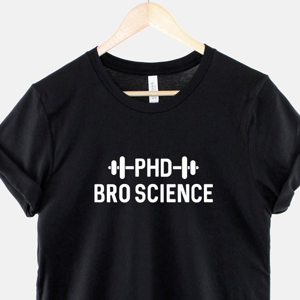 Bro Science Tshirt - Brofessor T Shirt - Fitness Jock Gym T-Shirt ...