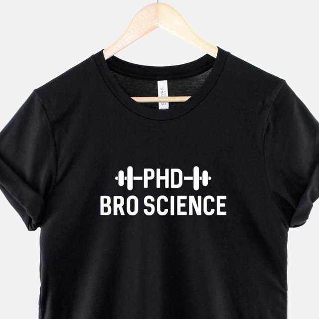 Bro Science Tshirt - Brofessor T Shirt - Fitness Jock Gym T-Shirt ...