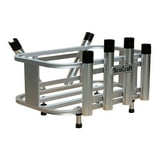 BroCraft Jet Ski Aluminum Fishing Rod Rack & Cooler Holder Combo with ...