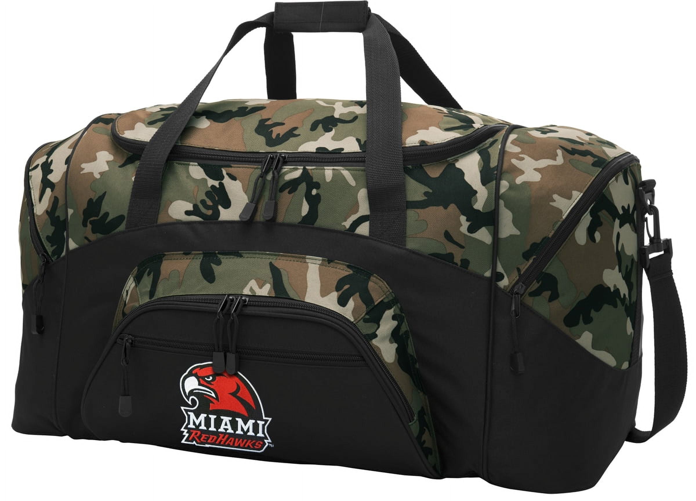 Broad Bay Miami University CAMO Duffel Bag Miami Redhawks GYM BAG ...