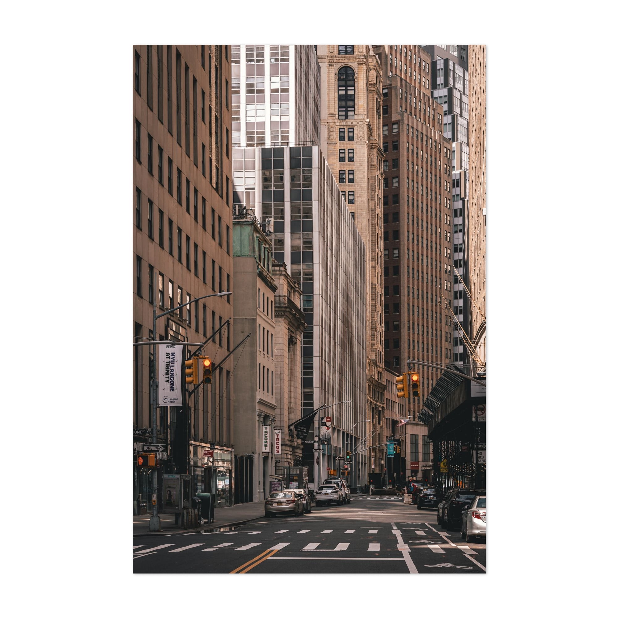 Broad Street, Fidi - Manhattan New York Photography Unframed Wall Art ...