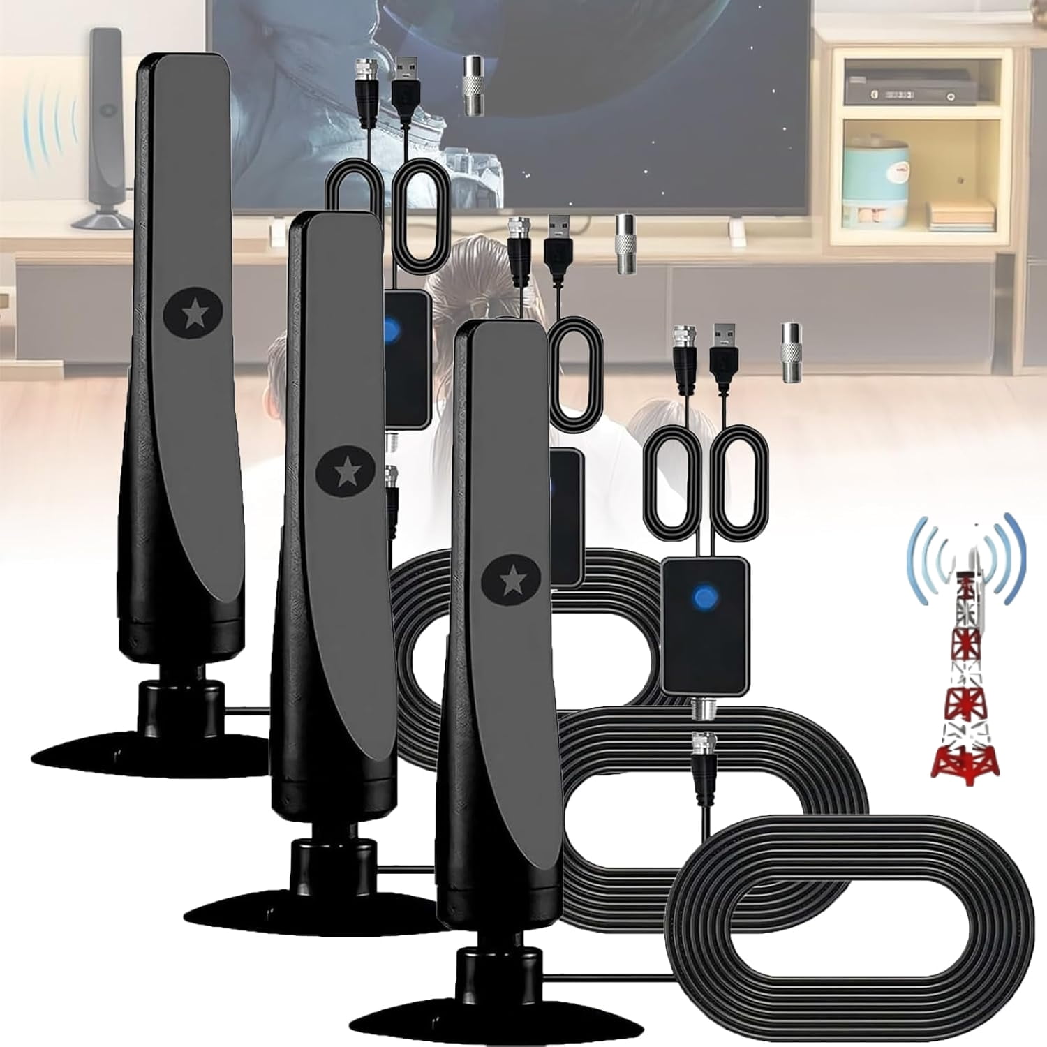 Broad Wave, Broadwave Broad Wave TV Antenna 2025, Upgraded Digital ...