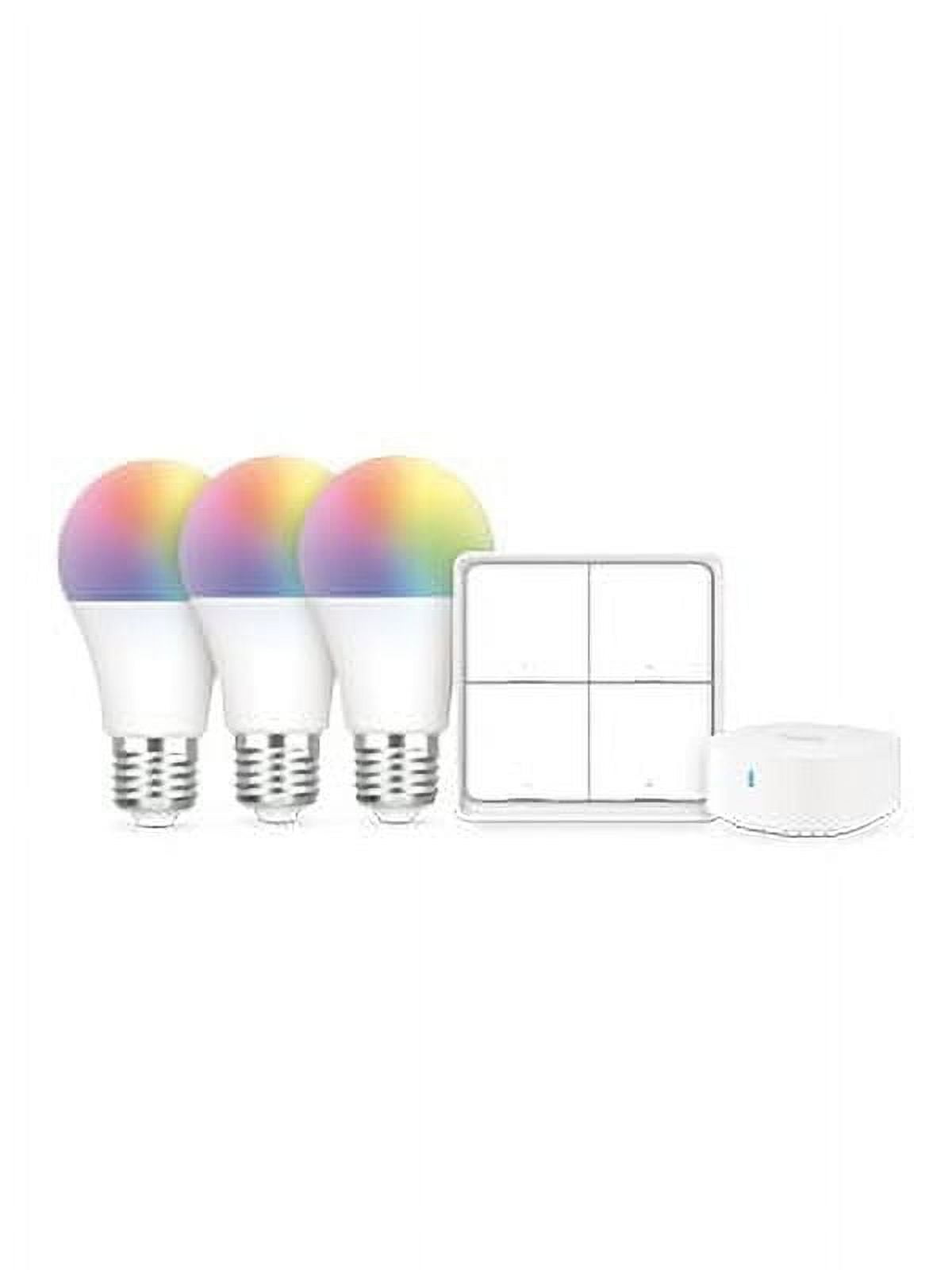 BroadLink FastCon Smart Bulbs Starter Kit - 3 A19 Color Changing Light ...