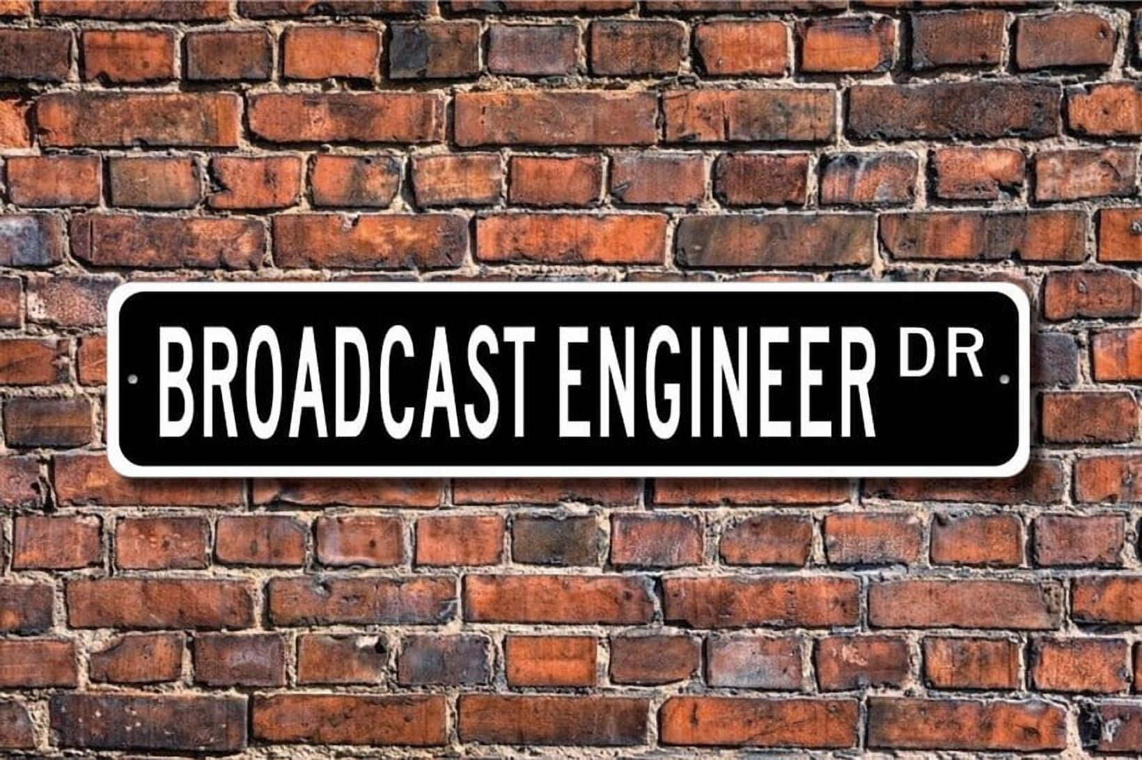 Broadcast Engineer Broadcast Engineer Gift Broadcast Engineer sign ...