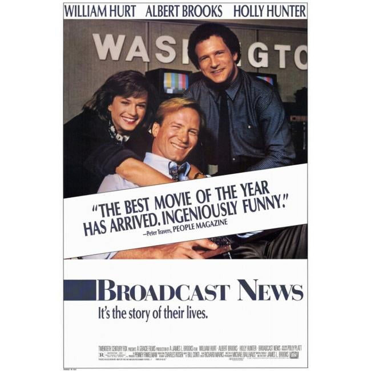 Broadcast News Movie Poster - 27 x 40 in. - Walmart.com