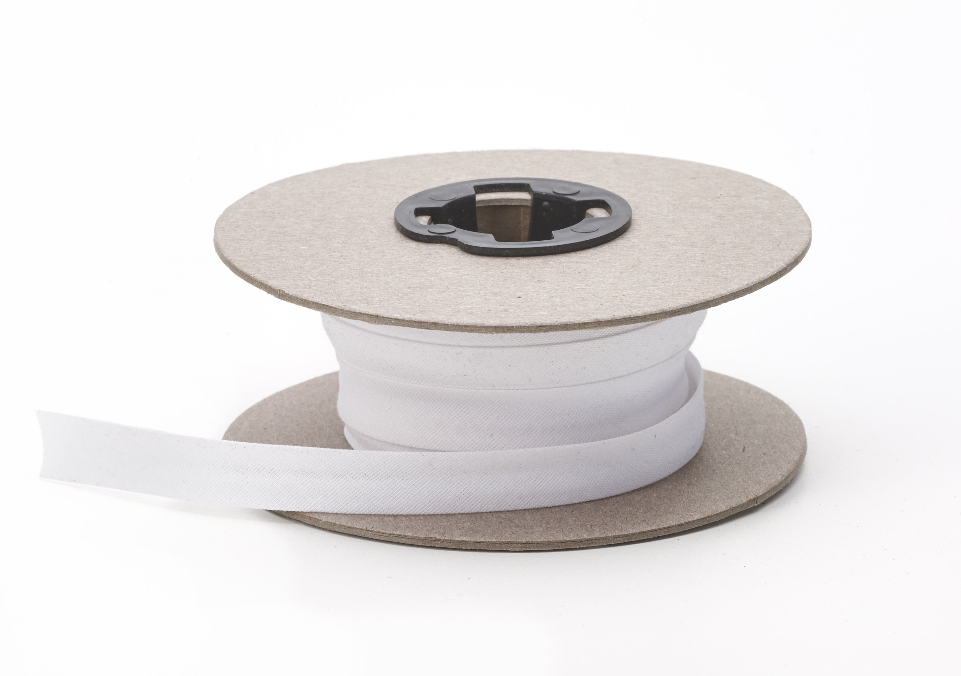 Broadcloth doublefold bias, 1/2 in Wide, 25 yds, White - Walmart.com