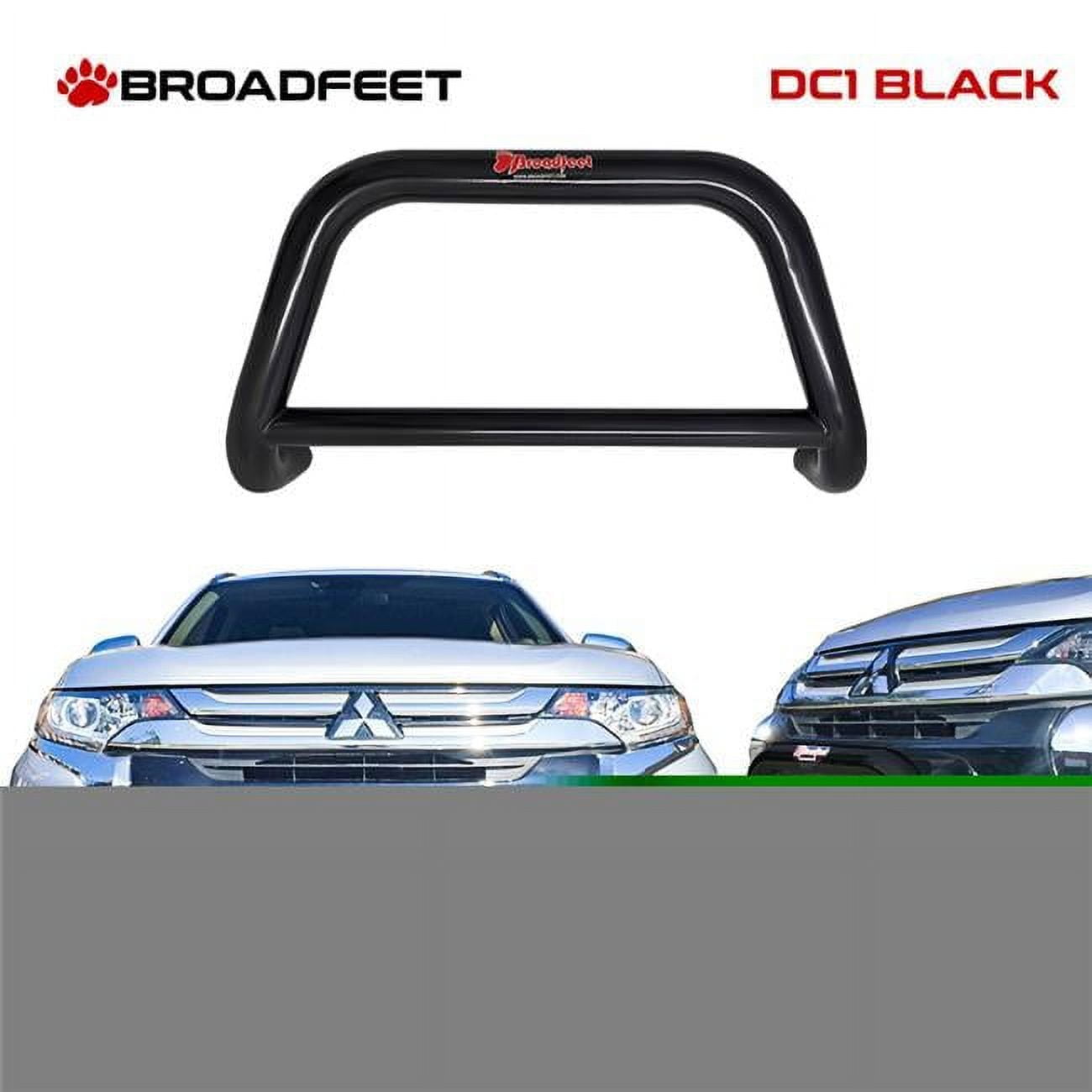 Broadfeet Front Nudge Bar for Mitsubishi Outlander 2011-2021, Black ...
