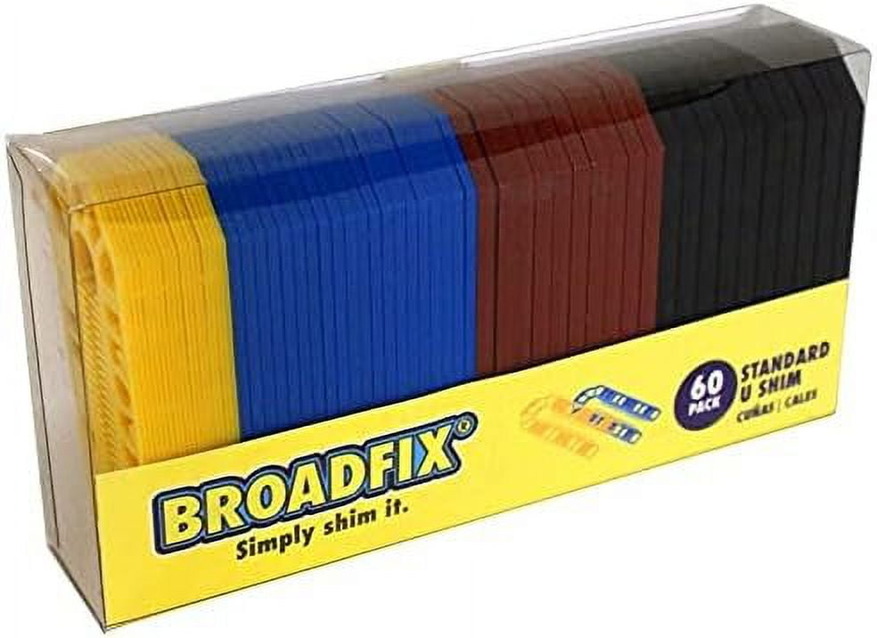 Broadfix Shim Flat Plastic 60PK - Walmart.com