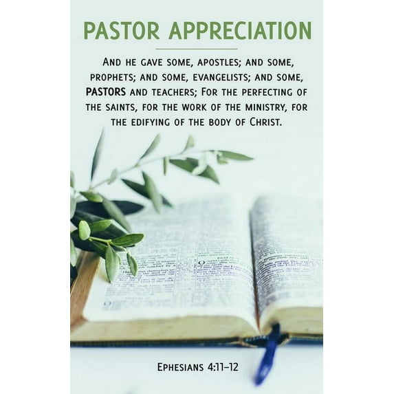 Broadman Church Supplies: Pastor Appreciation Bulletin, Package of 100 ...