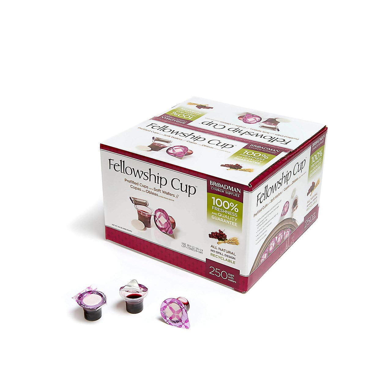Broadman Church Supplies Pre-filled VTF5 Communion Fellowship Cup ...