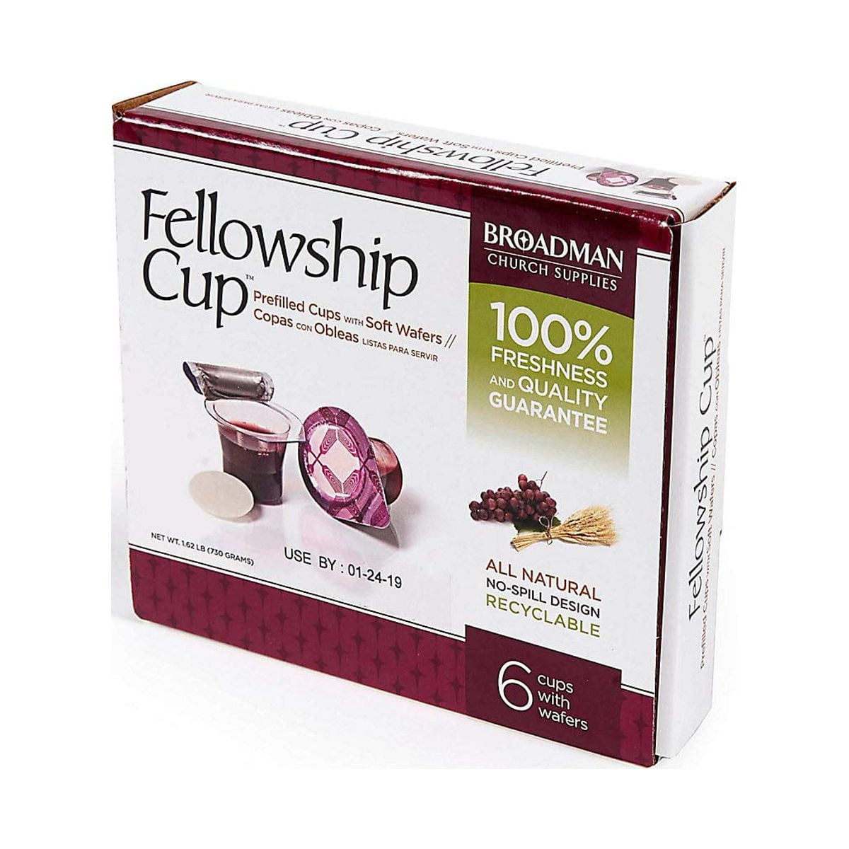 Broadman Church Supplies Pre-filled VTF5 Communion Fellowship Cup ...