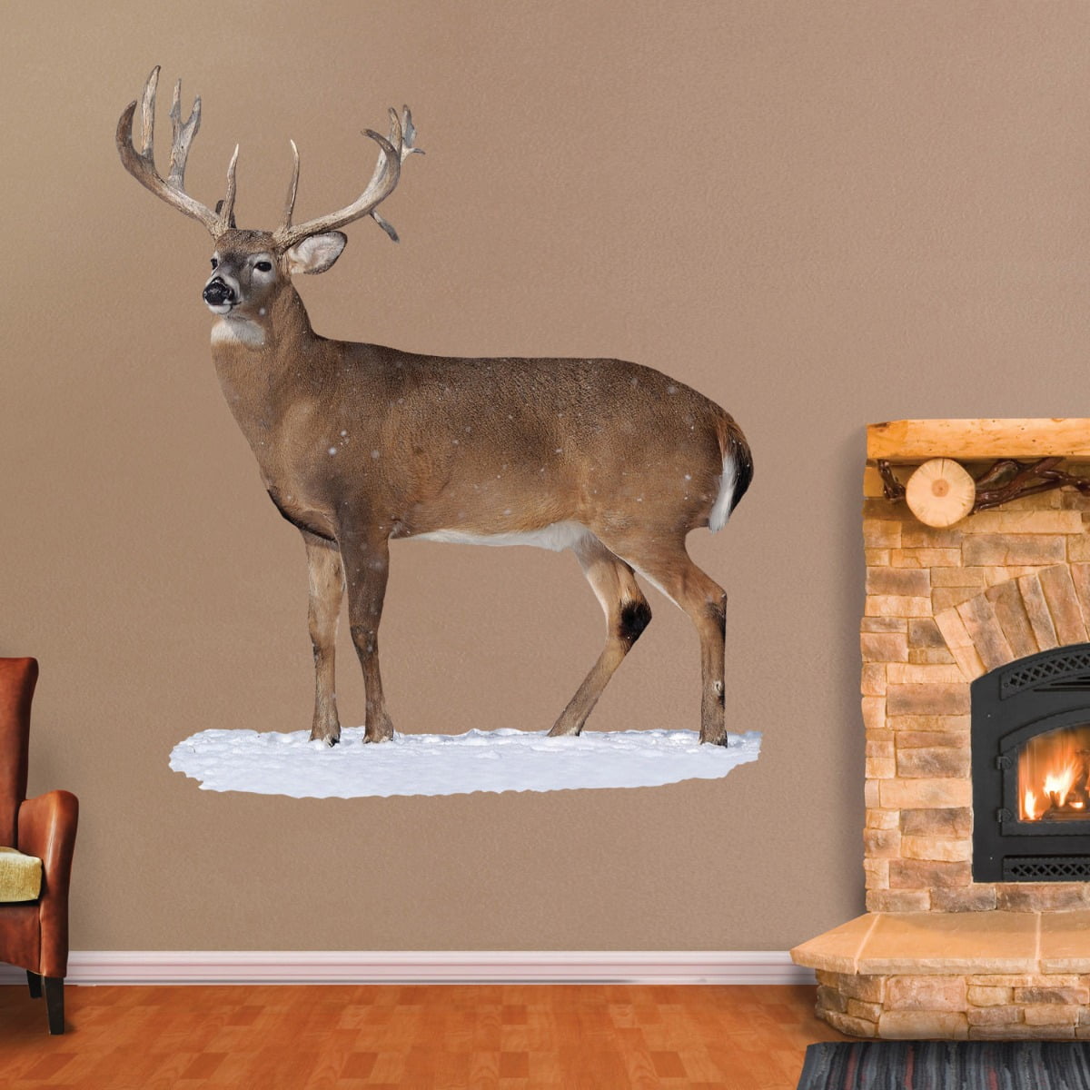 Broadside Whitetail Buck - Cutout - Walmart.com