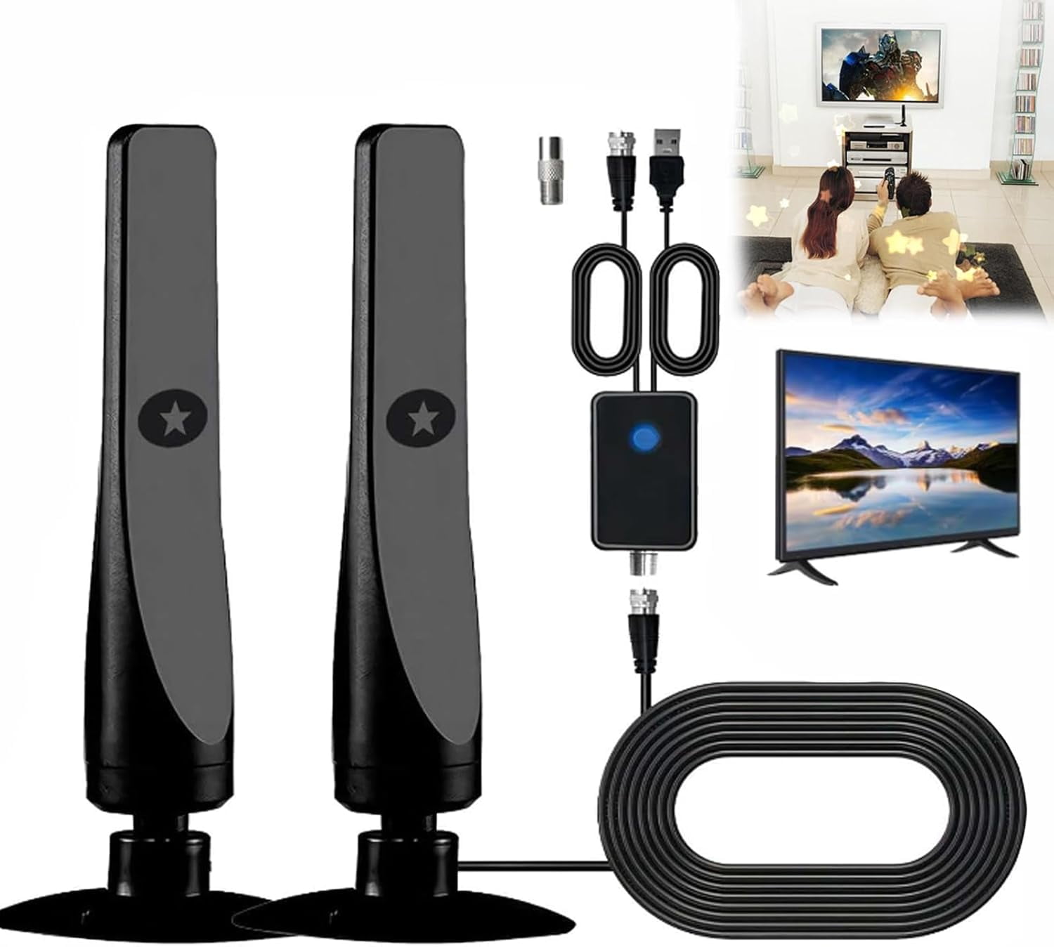 Broadwave Antenna, Digital Antenna for Smart TV Indoor, 2025 Upgraded ...