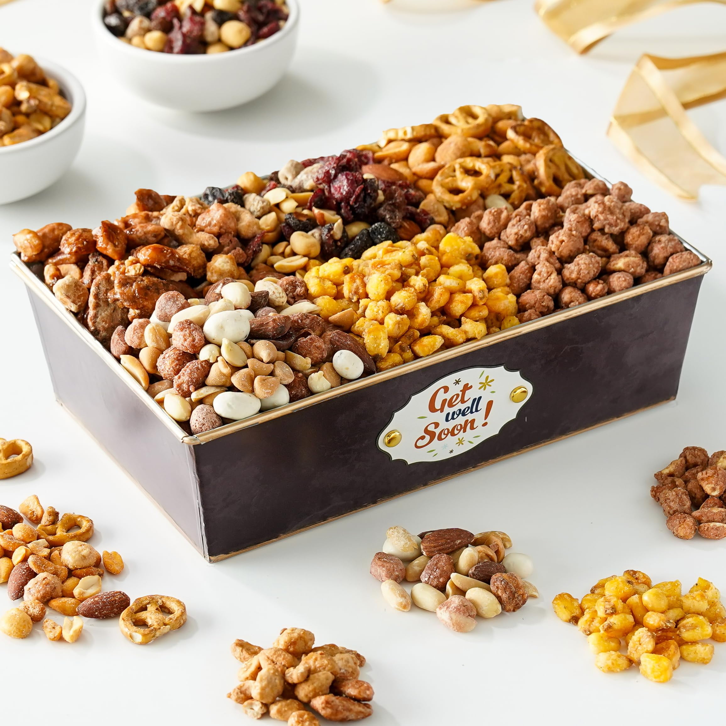 Broadway Basketeers Get Well STF9 Soon Nuts Gift Basket - Assorted 10 ... Broadway Basketeers Get Well STF9 Soon Nuts Gift Basket - Assorted 10 ...