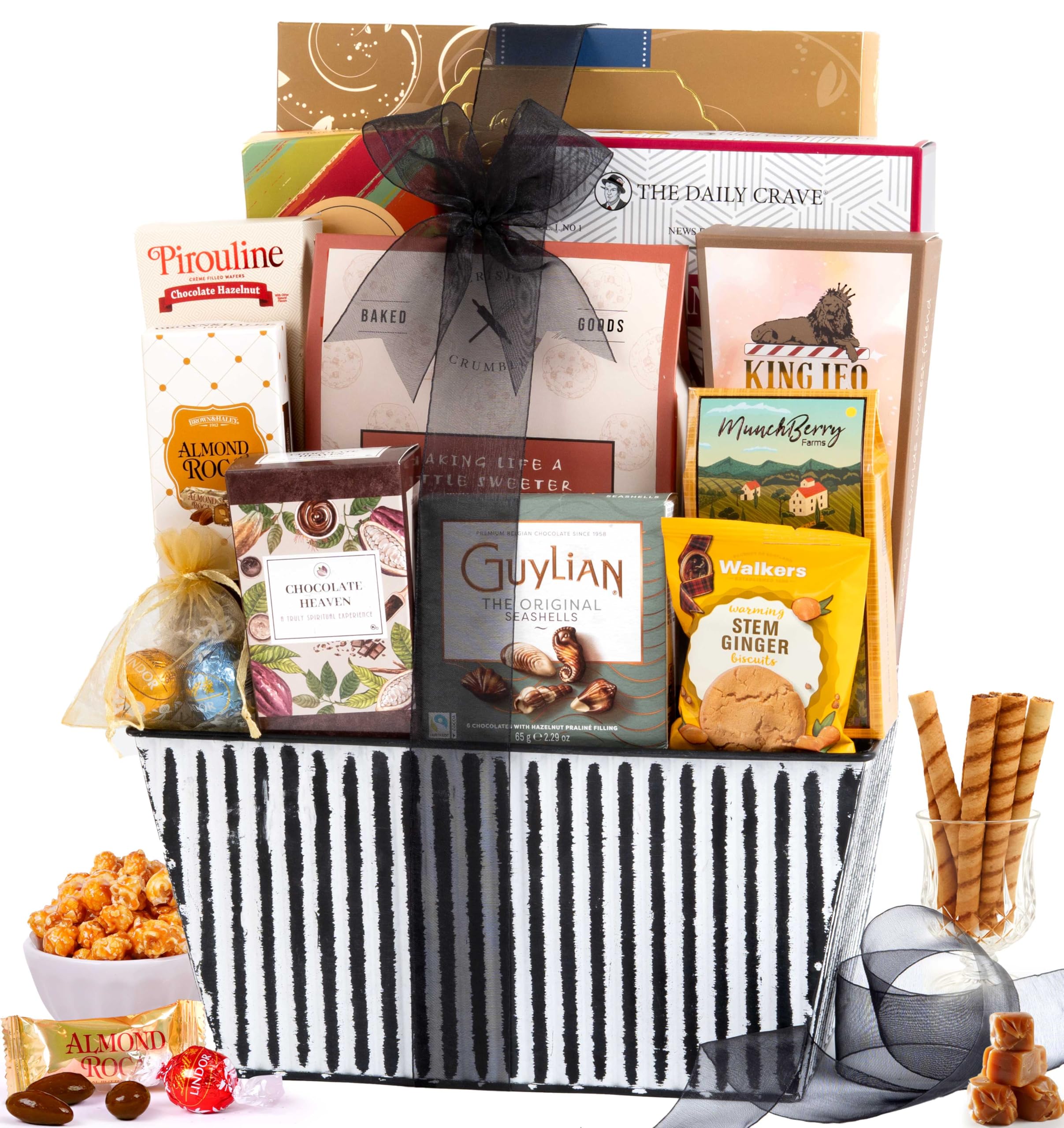 Broadway Basketeers Holiday Snack & Sweets Gift Basket – Christmas ...