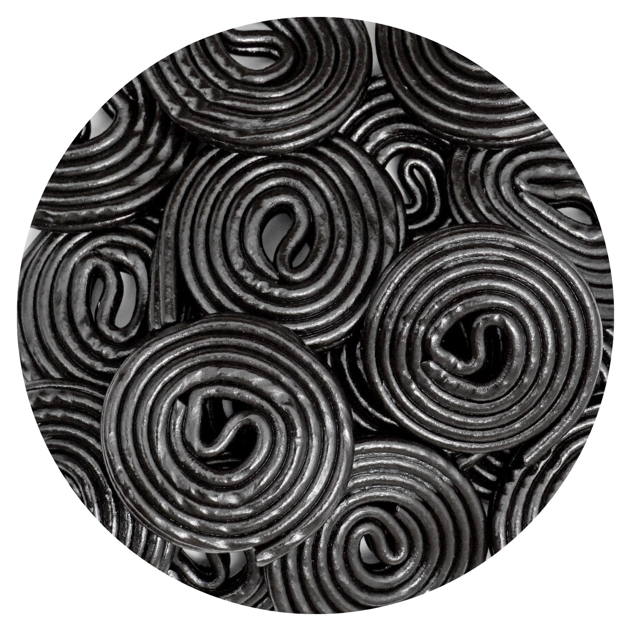 Broadway Black Licorice Wheels Candy, 4.4 Pound Bulk Bag, Licorice ...
