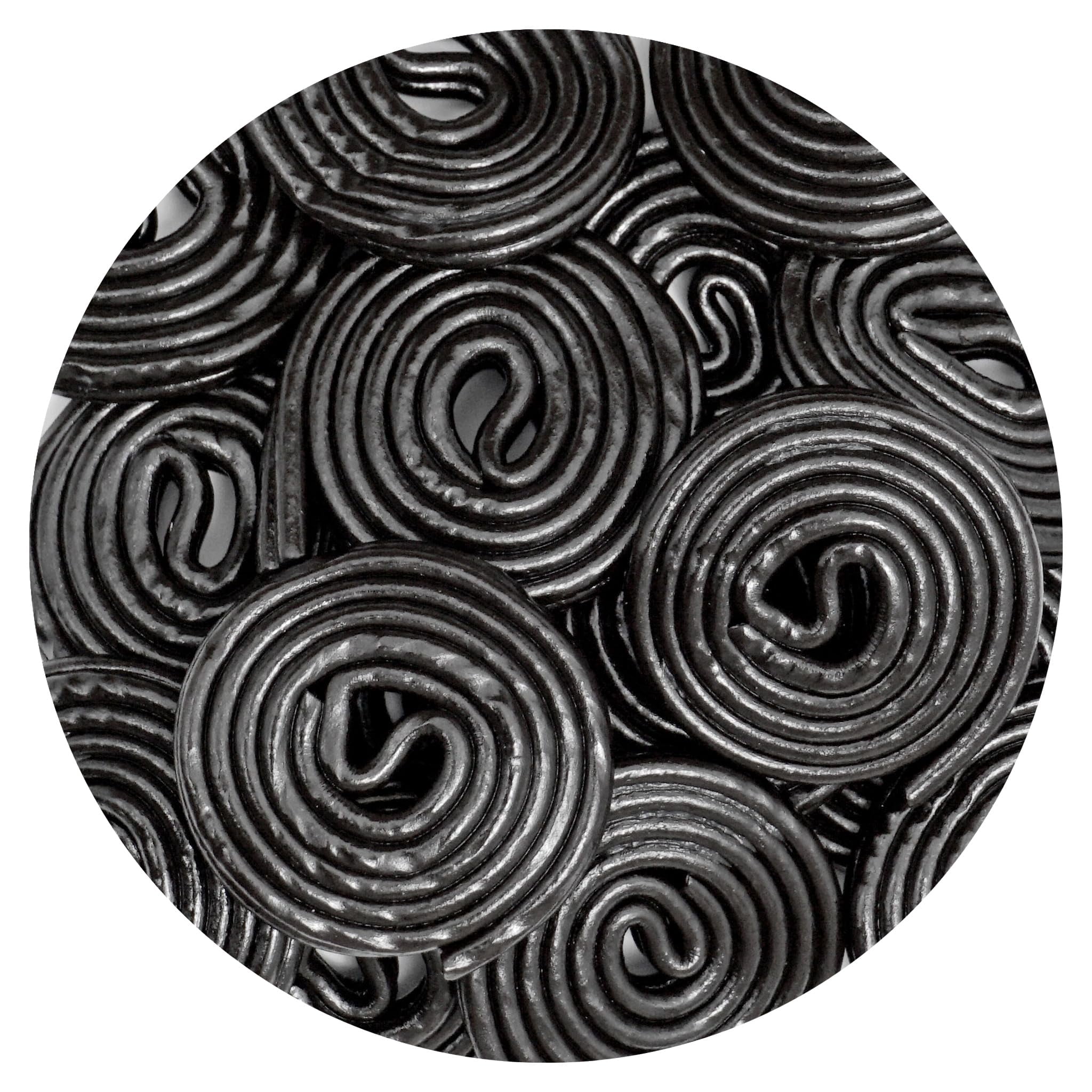 Broadway Black Licorice Wheels Candy, 4.4 Pound Bulk Bag, Licorice ...