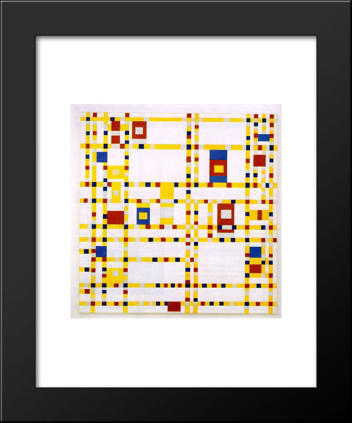 Broadway Boogie Woogie 20x24 Framed Art Print by Mondrian, Piet ...