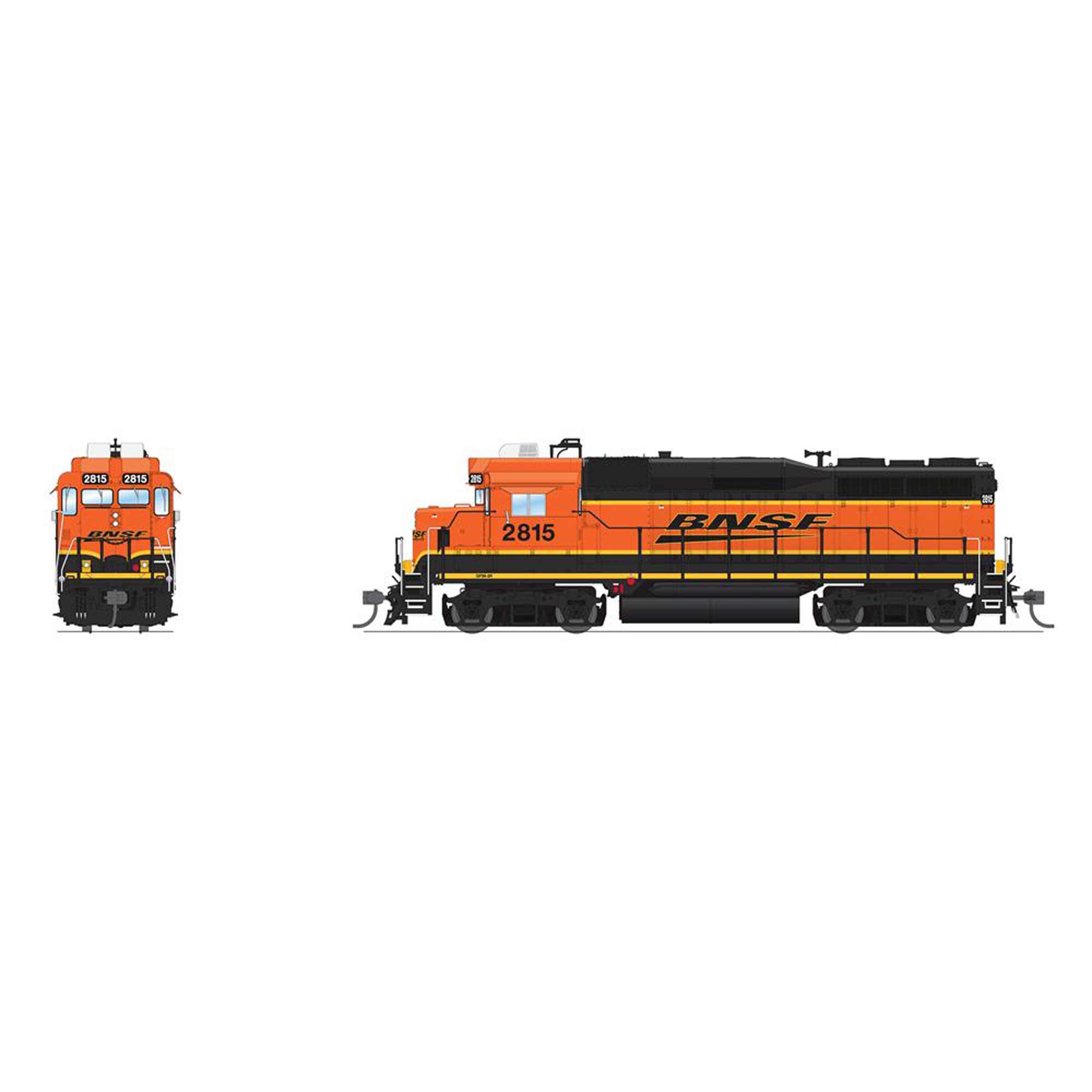 Broadway Limited Imports HO Loco EMD GP30 H3 Swoosh Prgn4 BNSF 2815 BLI7562 HO Locomotives ...