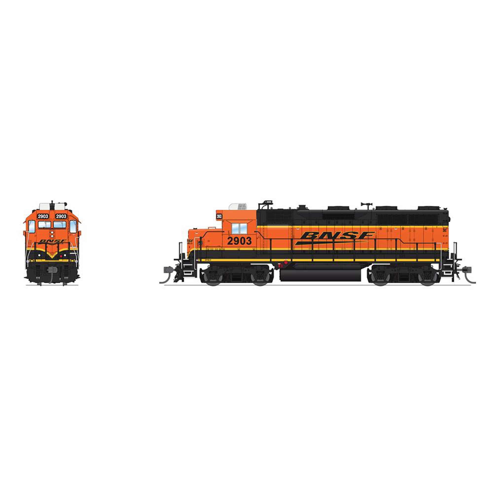 Broadway Limited Imports HO Loco EMD GP35 Swoosh Prgn4 BNSF 2919 BLI7533 HO Locomotives ...