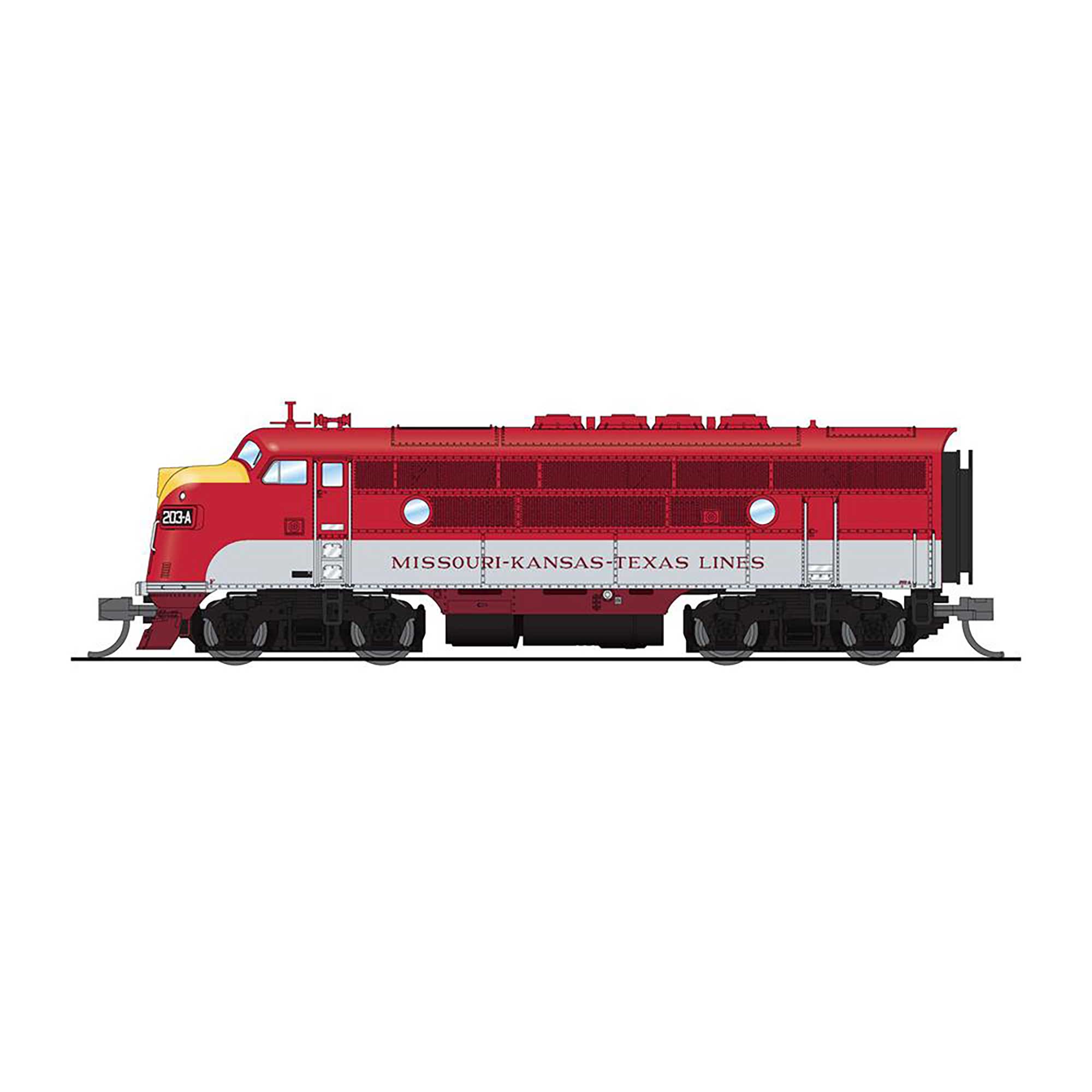 Broadway Limited Imports N EMD F3 Paragon4 MKT #203-A/203-B BLI6834 N Locomotives - Walmart.com