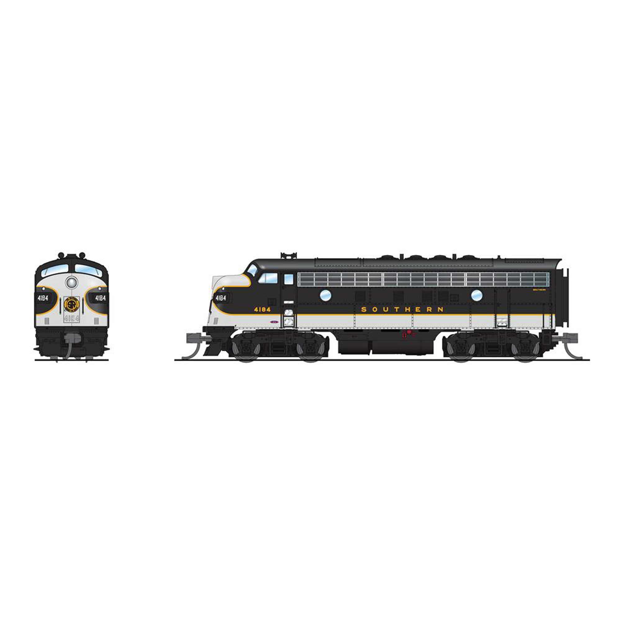 Broadway Limited Imports N EMD F3A SOU 4185 Tuxedo Scheme Paragon4 BLI7736 N Locomotives ...