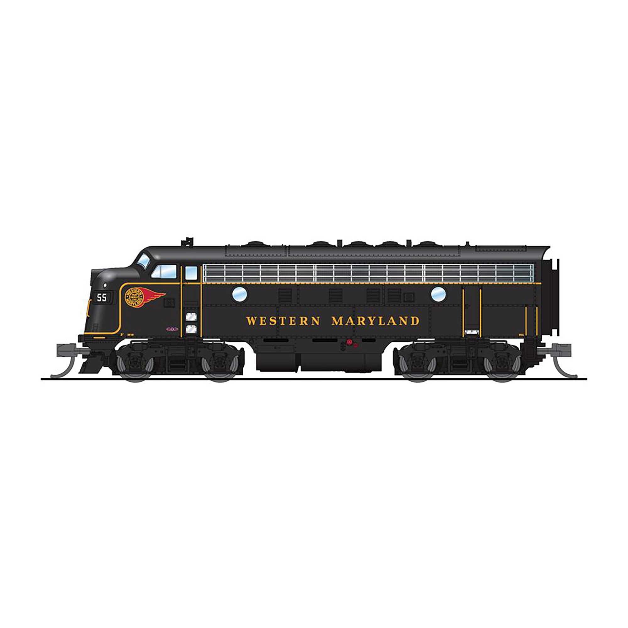 Broadway Limited Imports N EMD F7 Paragon4 WM #56 BLI6884 N Locomotives - Walmart.com