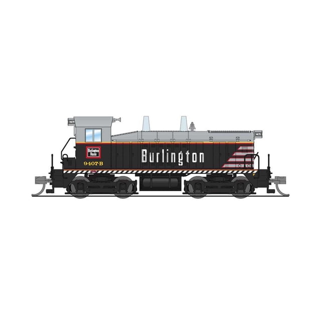 Broadway Limited Imports N EMD NW2 CBQ 9407-B Burlington Billboard ...