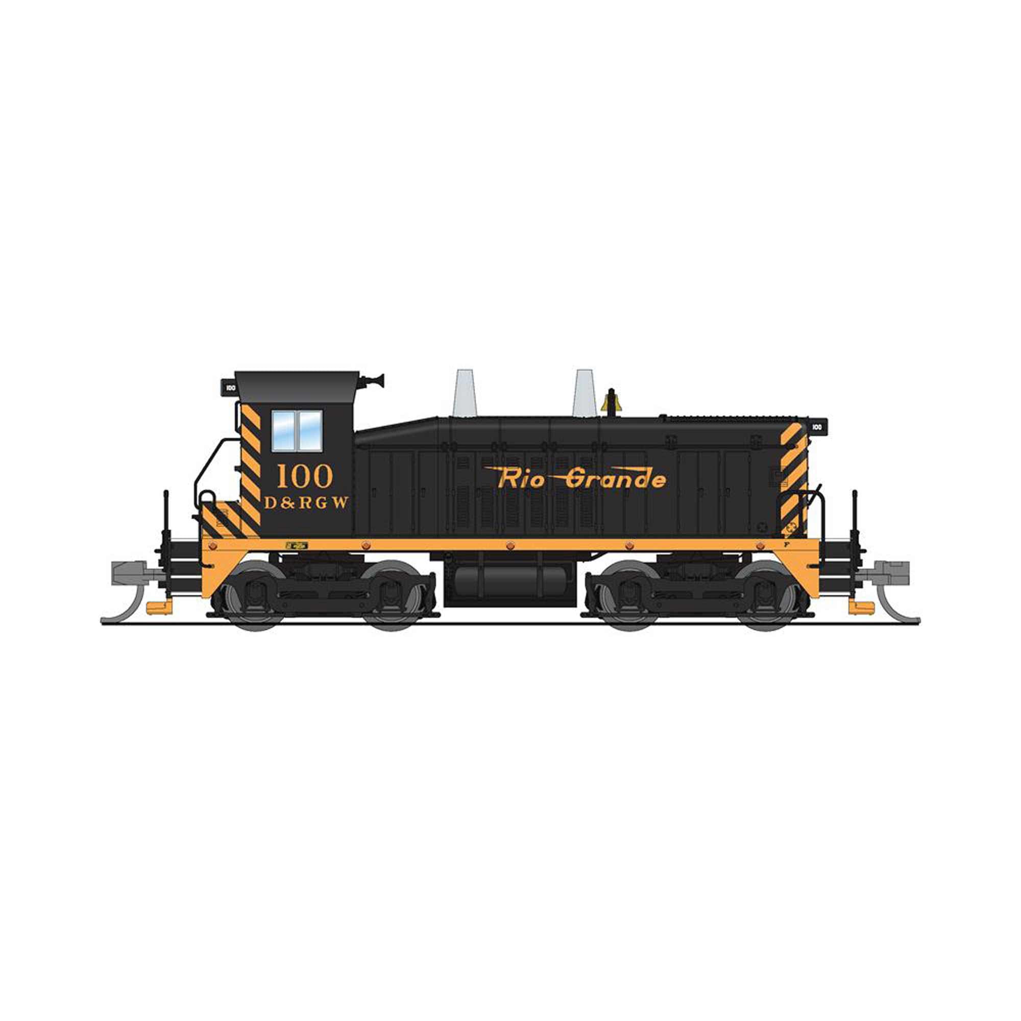Broadway Limited Imports N EMD NW2 DRGW 100 Black & Gold Paragon4 ...