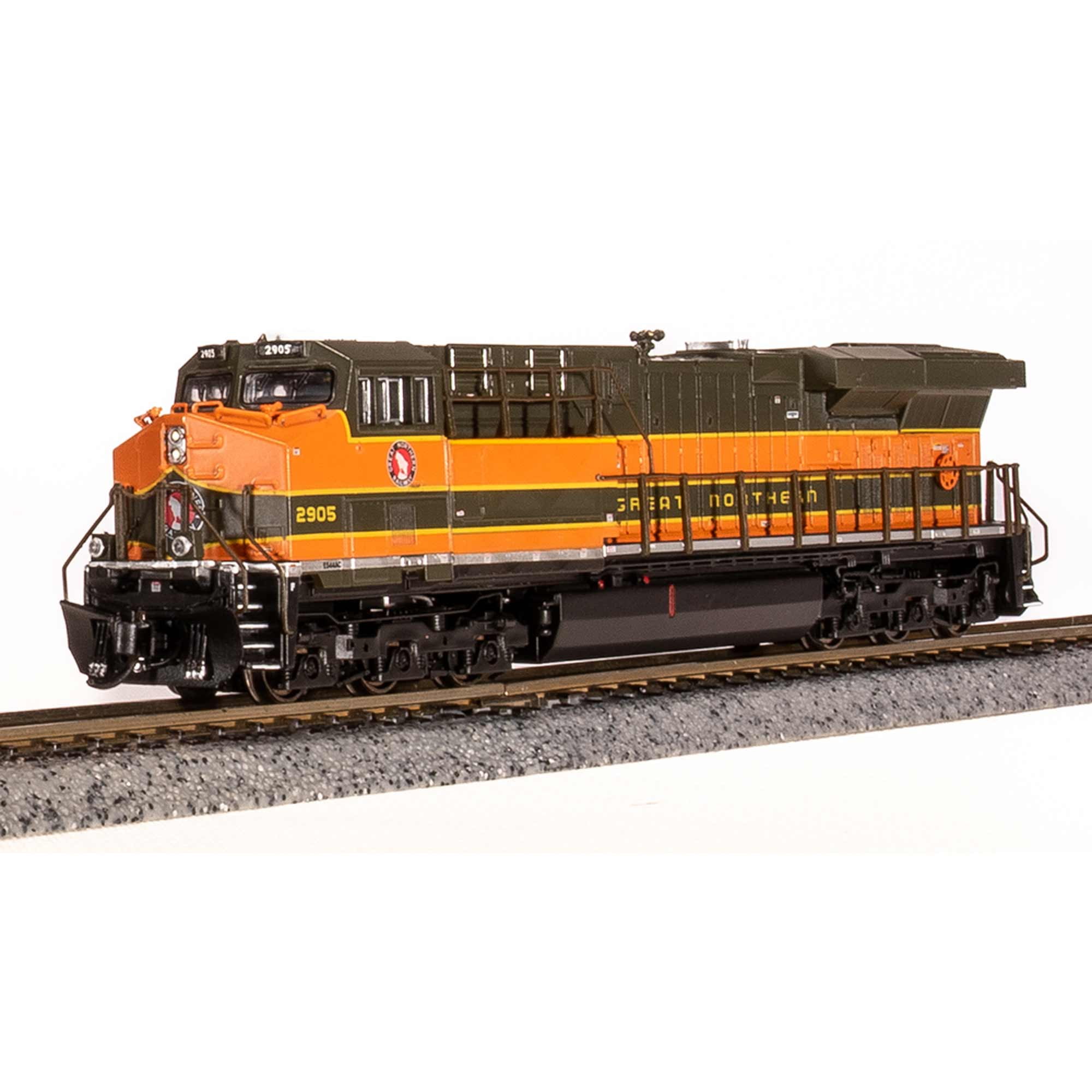 Broadway Limited Imports N Loco GE ES44AC Empire Builder Prgn4 GN #2905 ...