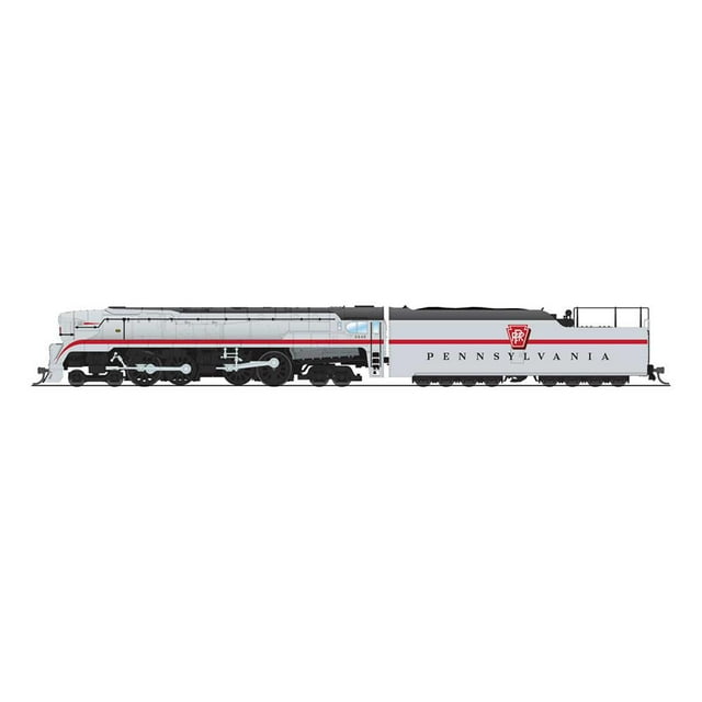 Broadway Limited Imports N PRR T1 Duplex #5545 Silver w/Red Fantasy ...
