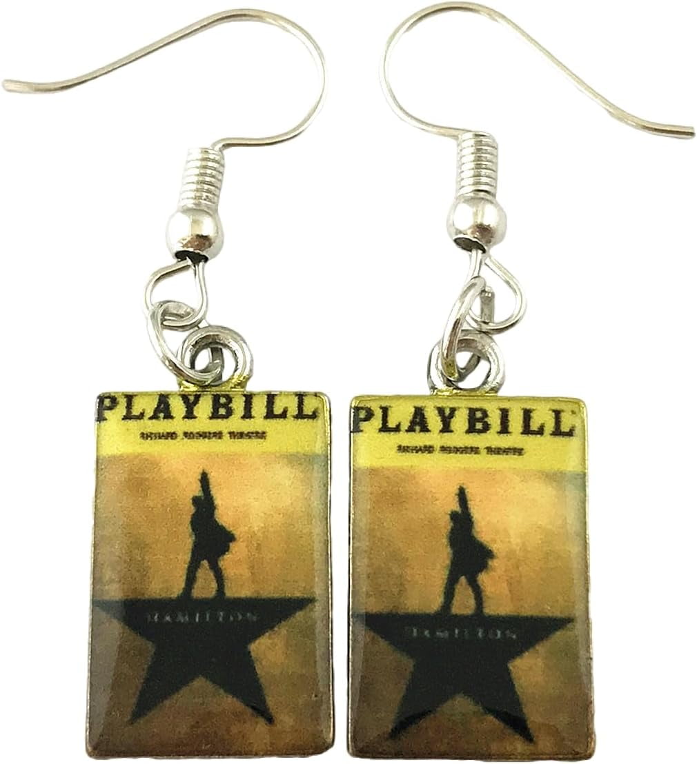 Broadway Musical Hamlton Earrings Gifts for woman (2)[y245] - Walmart.com