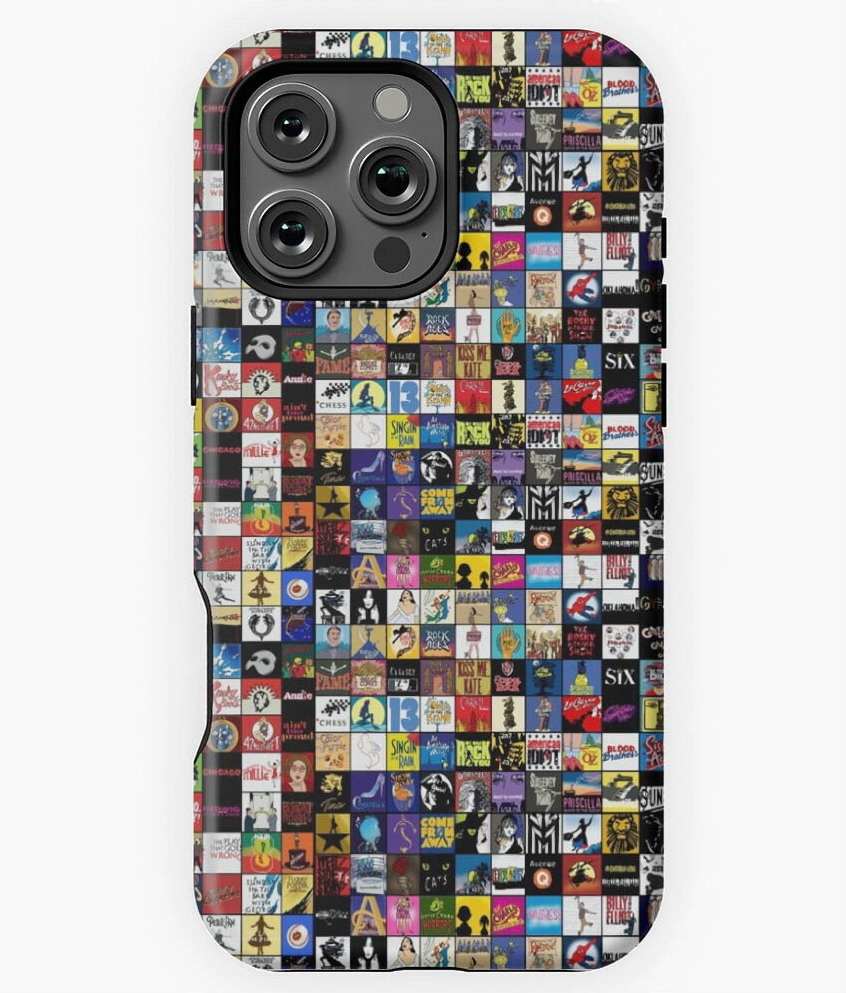 Broadway Musical Logos Collage M20670 Phone case for iPhone 11 to 16 ...