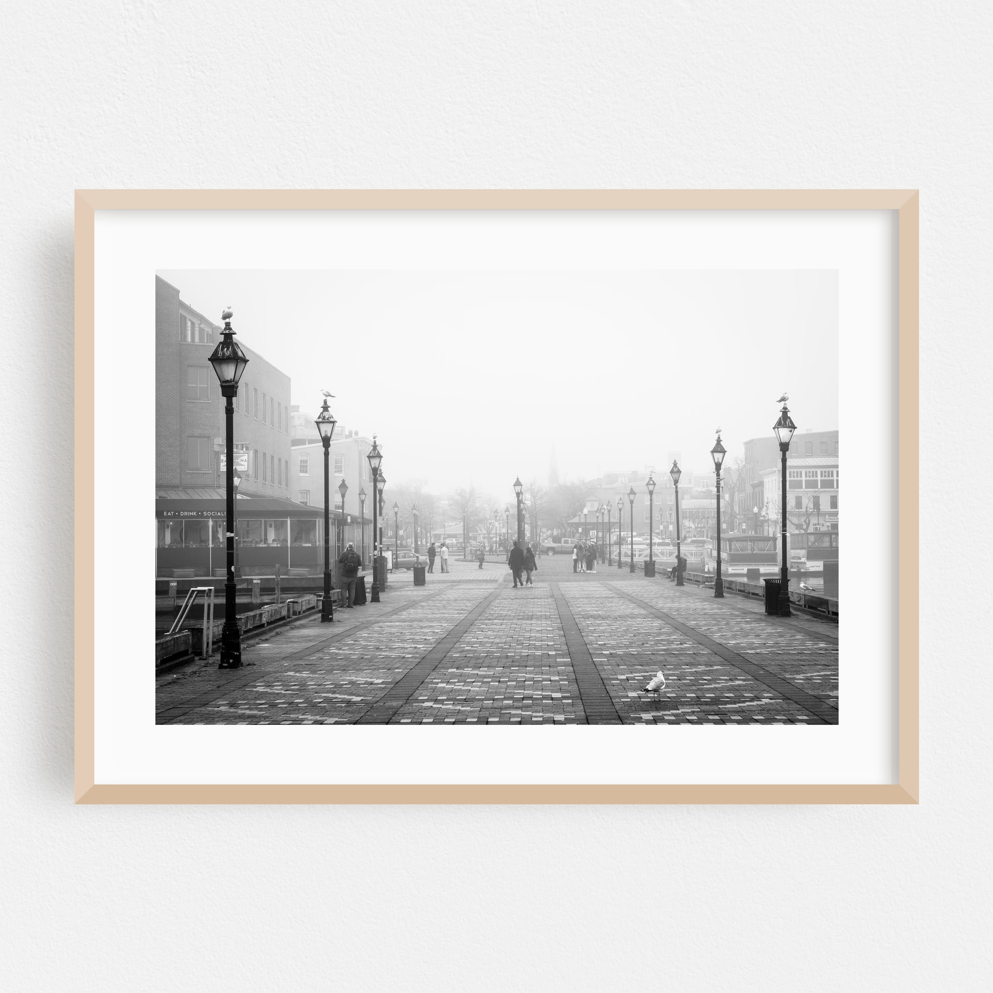 Broadway Pier B&W - Baltimore Maryland Photography Black and White ...
