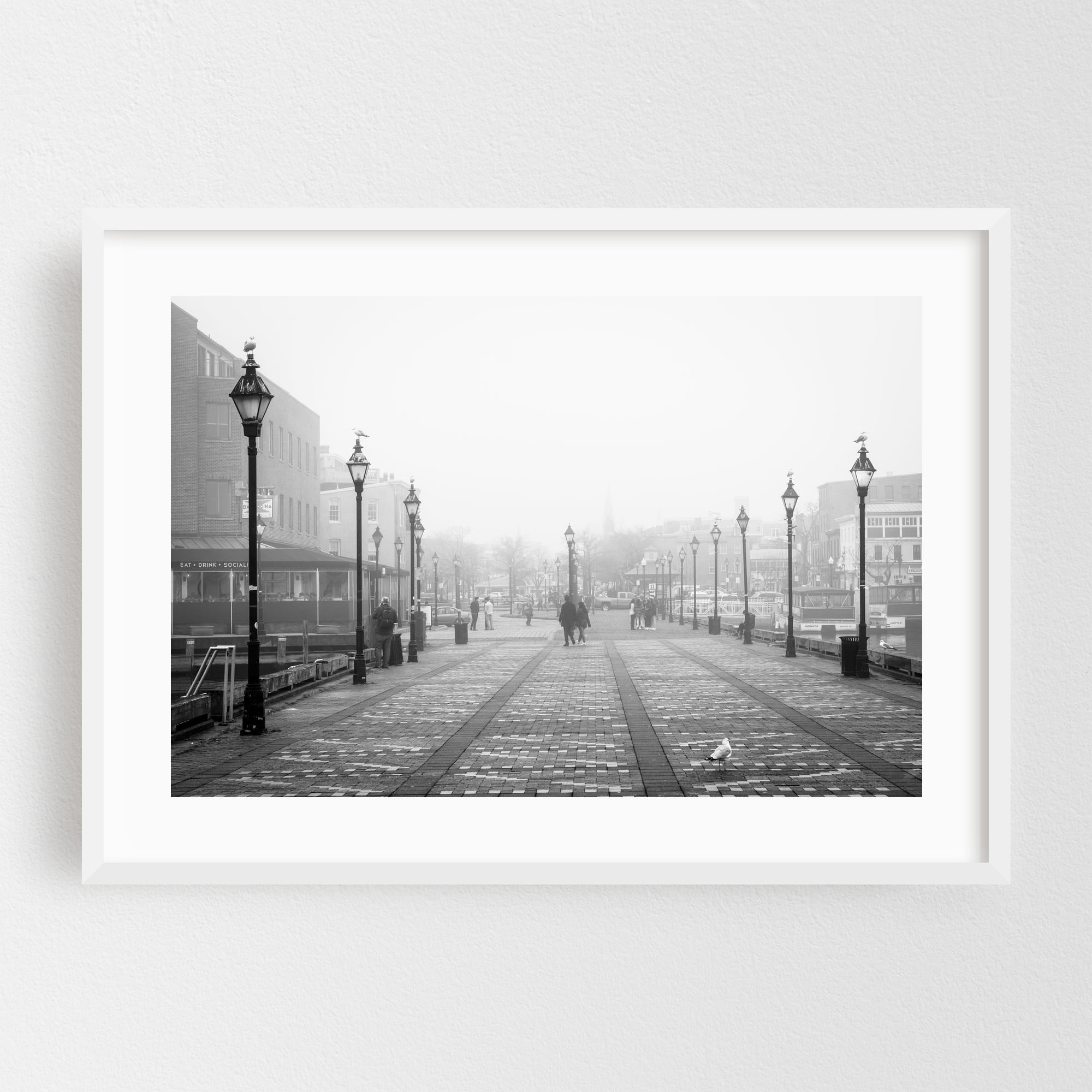 Broadway Pier B&W - Baltimore Maryland Photography Black and White ...