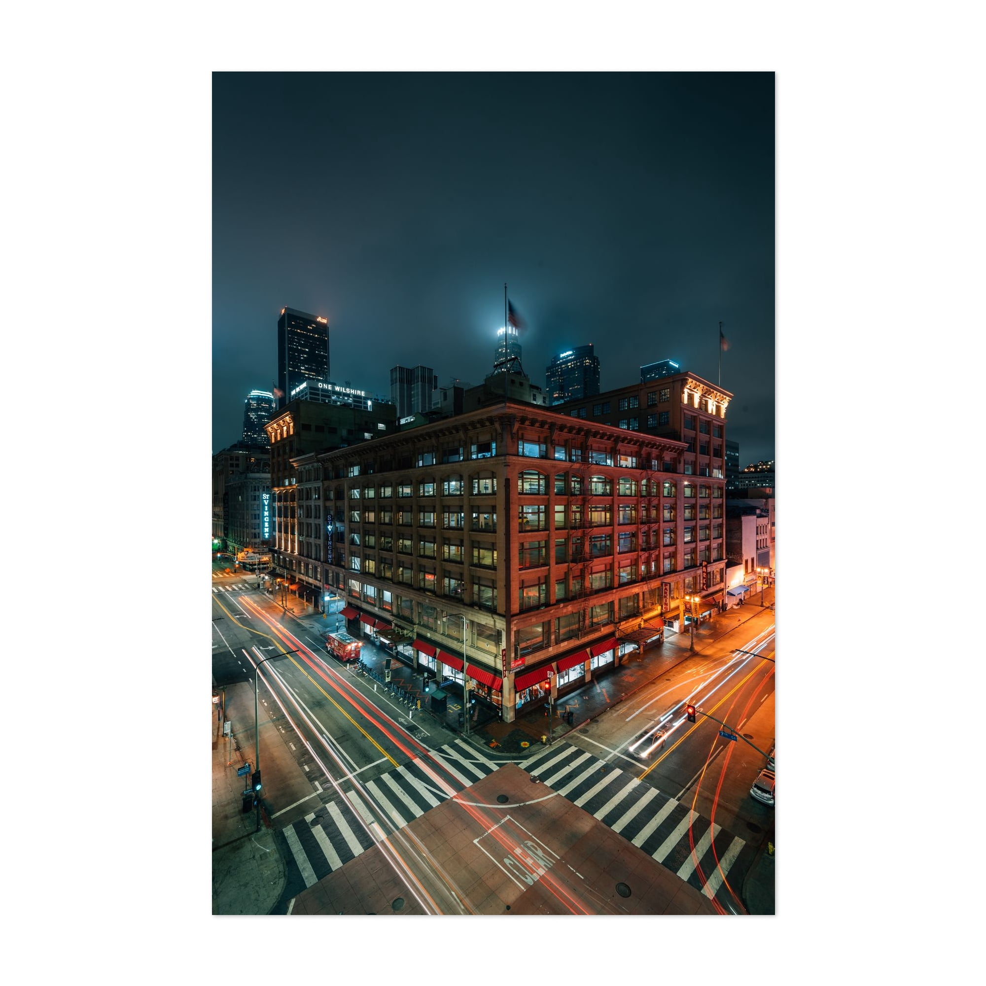 Broadway X 7th - Los Angeles California Photography Unframed Wall Art ...