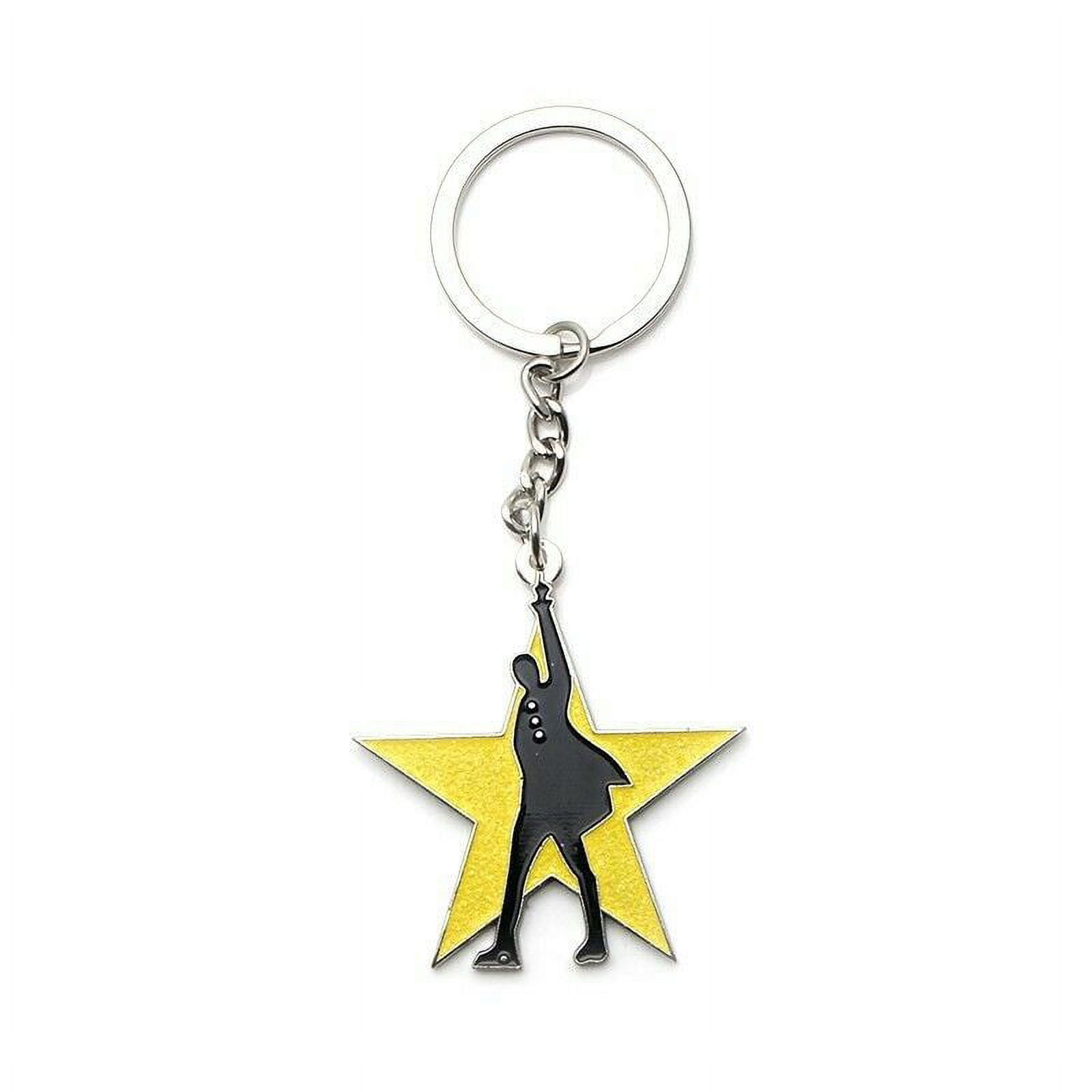 Broadway's Hamilton Musical Star Enamel Metal Charm Keychain Keyring ...