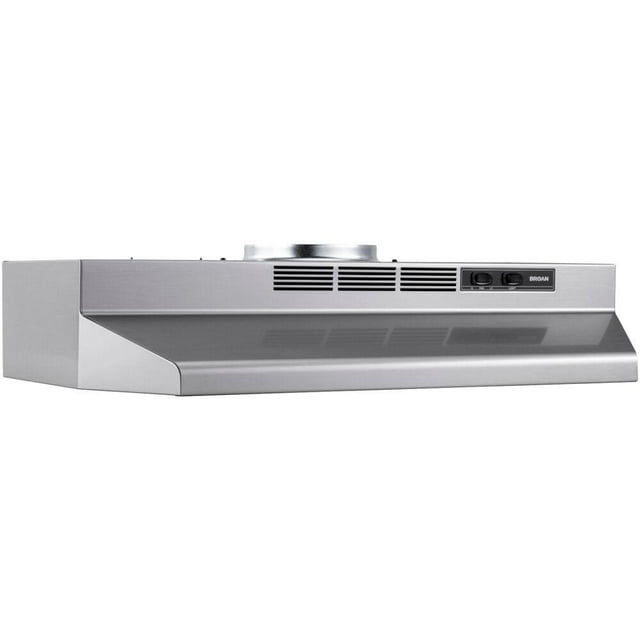 Broan 24" Convertible Range Hood, 230 CFM, Max Blower - Walmart ...