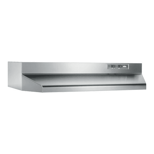Broan E6430SS Elite E64000 Series 30" Pro-Style Under-Cabinet Range ...