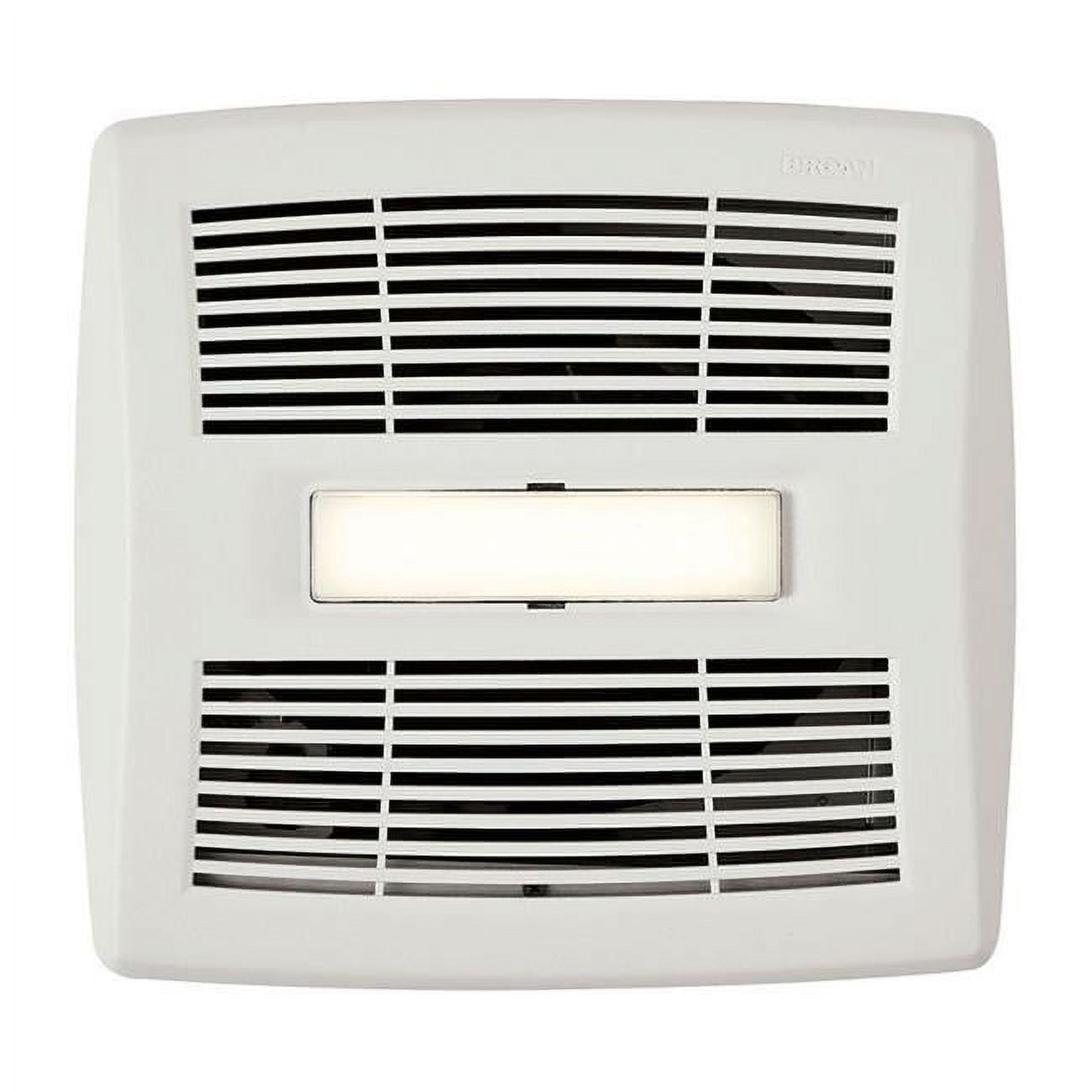 Broan-Nutone AE110SL 110 CFM, 1.0 Sones In-Vent Series Humidity Sensing ...
