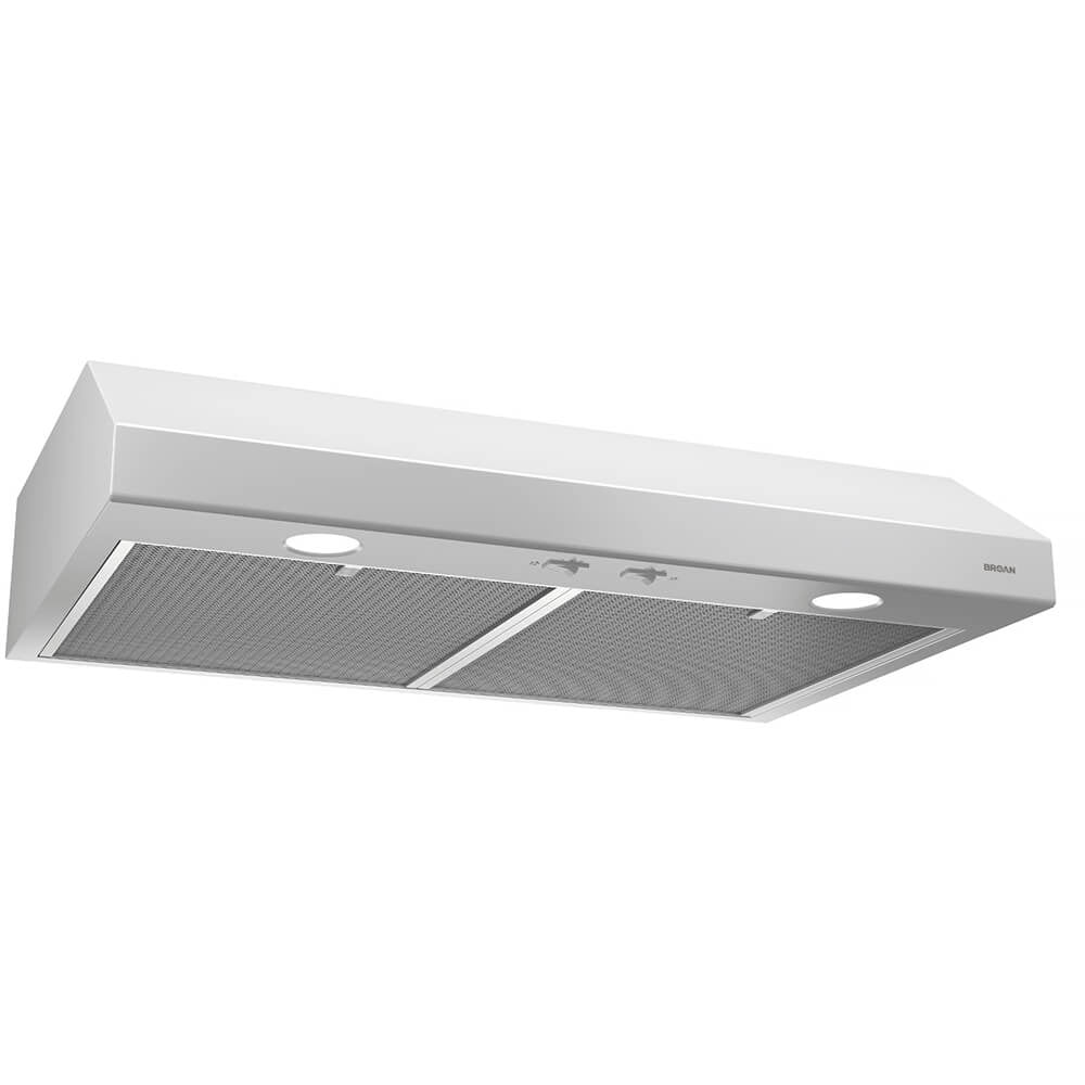 Broan Glacier 30-Inch Convertible Under-Cabinet Range Hood, Stove Vent ...
