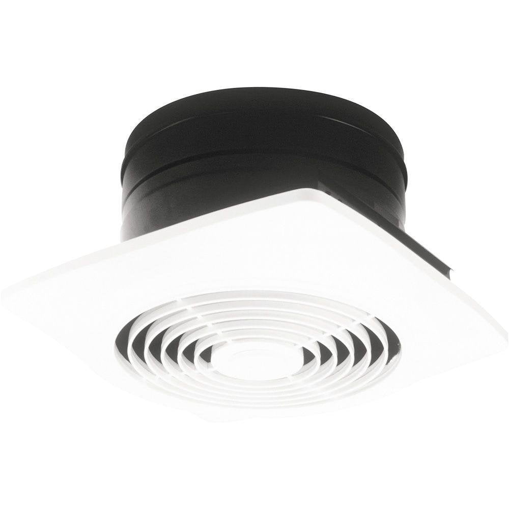 Broan-NuTone 505 Exhaust Fan, White Vertical Discharge Ceiling ...