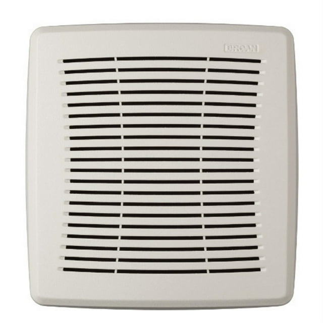 Broan-NuTone White Square Bathroom Vent Ceiling Bath Fan Grille Cover ...