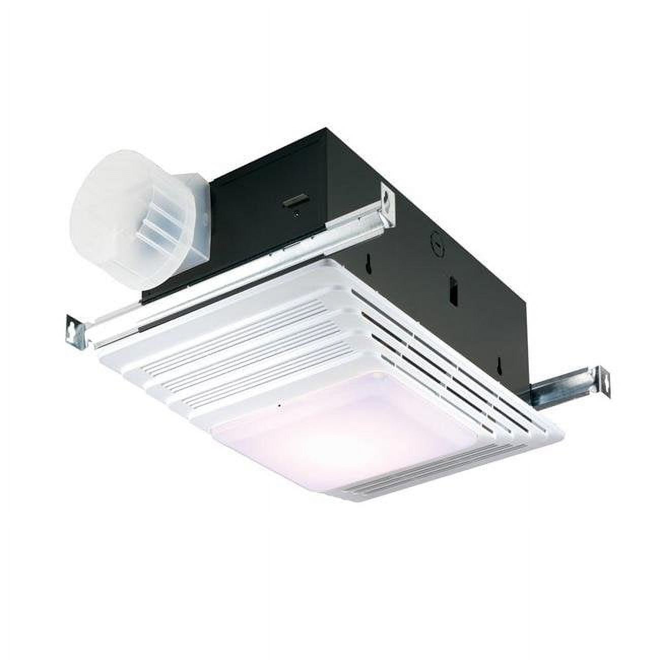 Broan-NuTone 80 CFM Ceiling Vent Air Extractor with Heater, Light, and ...