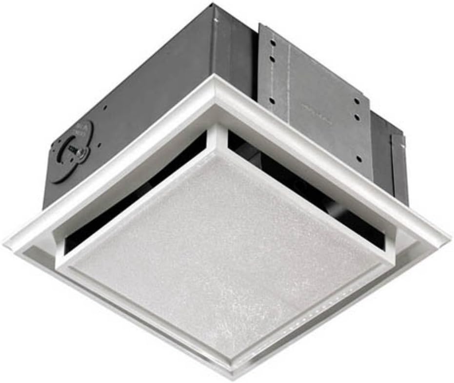 Broan-Nutone 682 Duct-Free Ventilation Fan, White Square Ceiling or ...